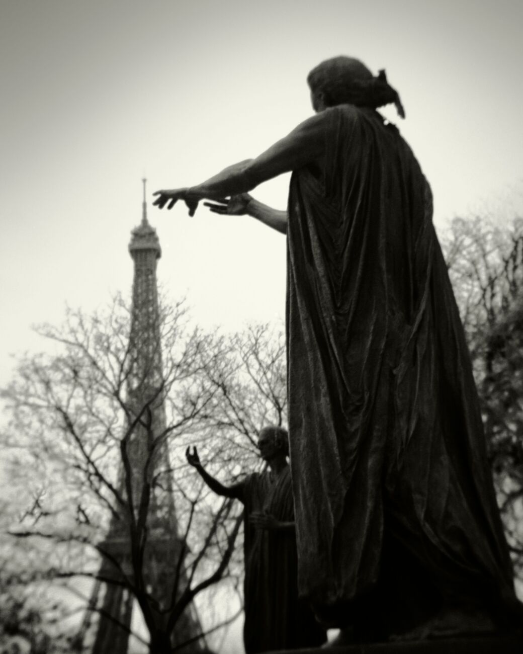 Rights Of Man Statues, Champ De Mars, Paris, France. February 2023. Ref ...